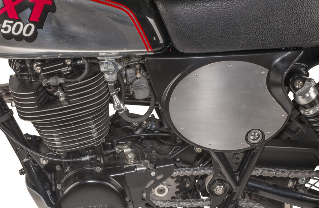 XT500 aluminum side cover - KEDO - MOTORCYCLE PARTS