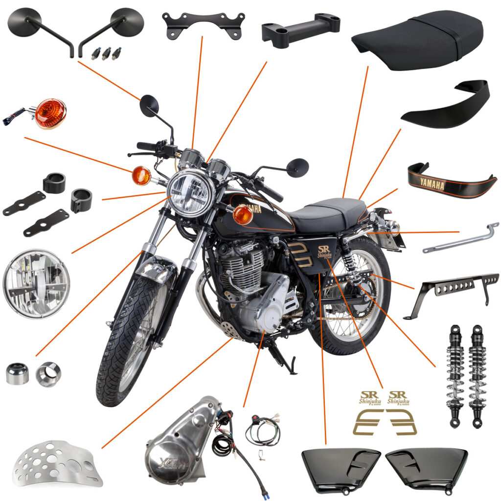 SR400 'Shinjuku' - KEDO - MOTORCYCLE PARTS